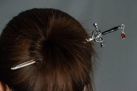 Warrior Sword Hair Stick Sword Hair Pin Gothic Hair Stick - Etsy