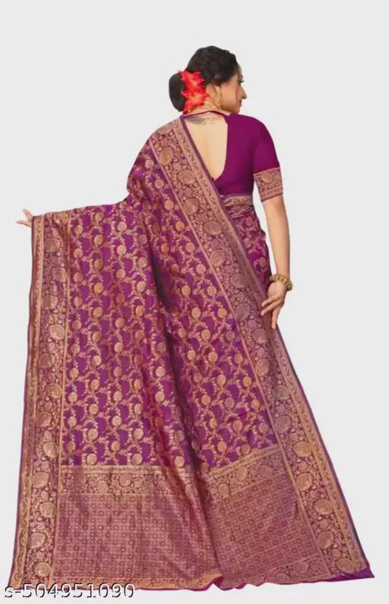 Pure Soft Banarasi Silk Saree| Original Banarasi Jari Saree| Rich Pallu ...