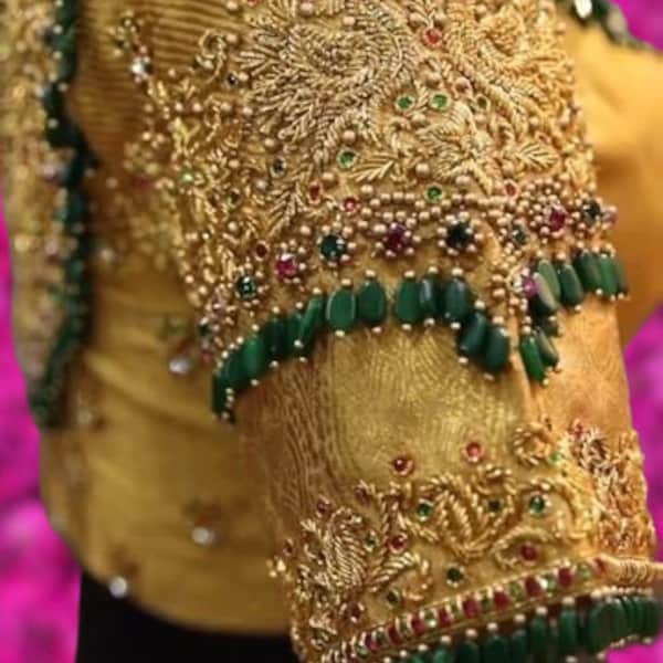 Maggam Work Blouse - Etsy