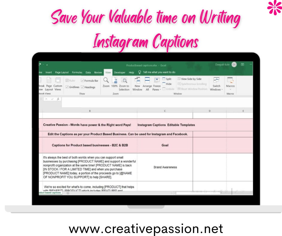 New Renewed 365 Instagram Product Based Caption Ideas, Instagram ...