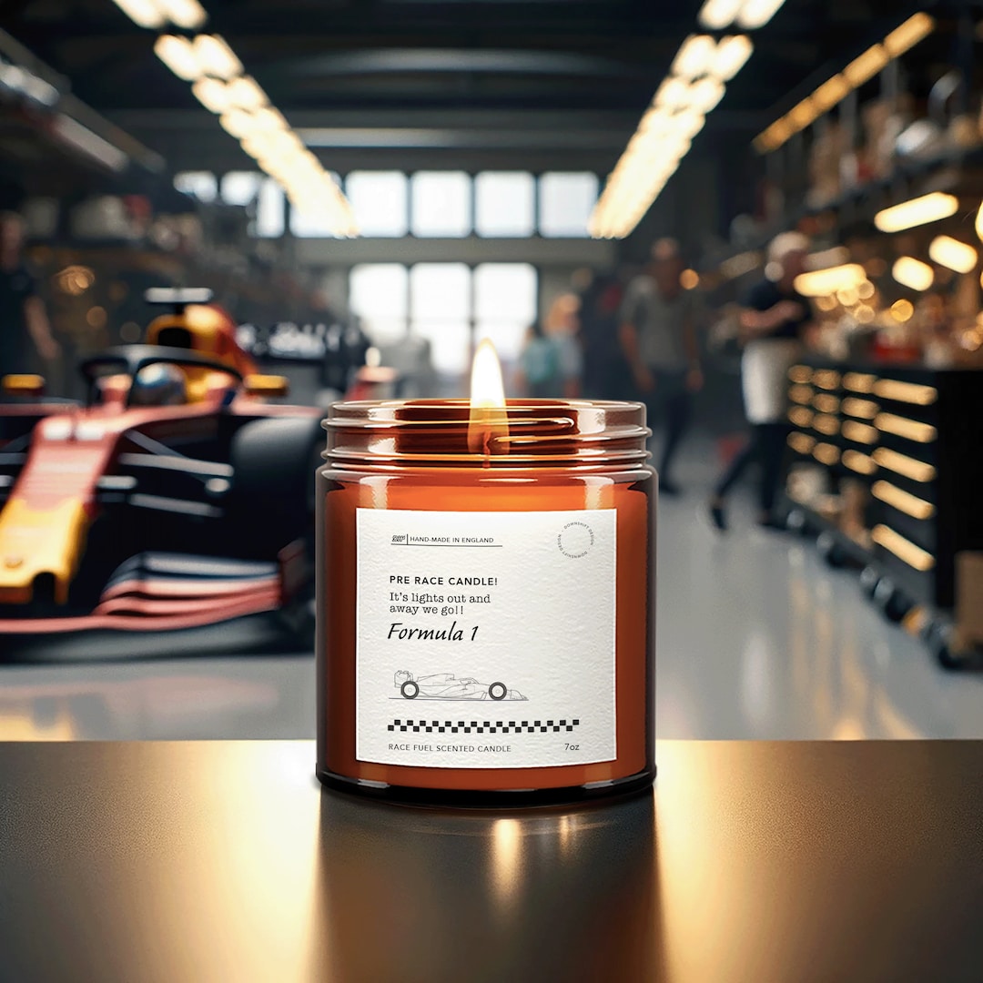 Formula 1 Personalised Automotive-themed Candles Gifts for Him. - Etsy