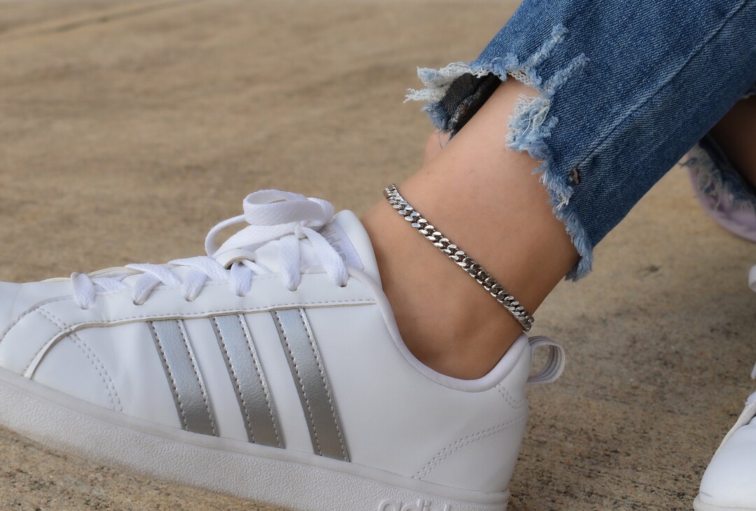 Silver Anklet Chain Best Anklet Stainless Chains Women Waterproof Non ...