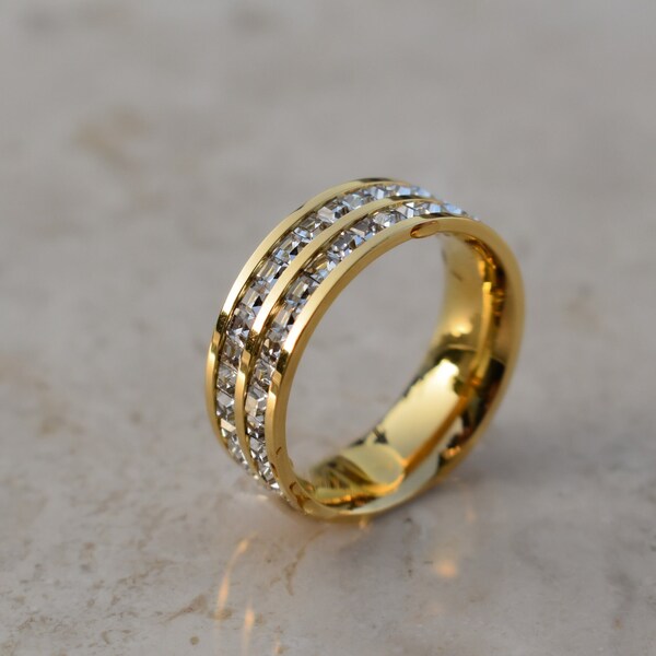 Waterproof Gold Ring Set - Etsy