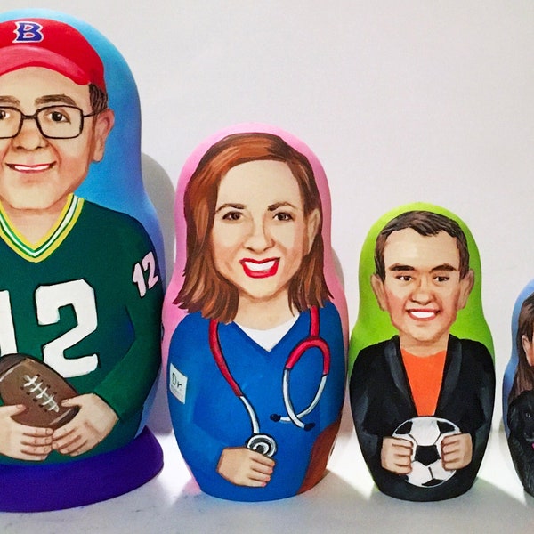 Nesting Doll Family - Etsy