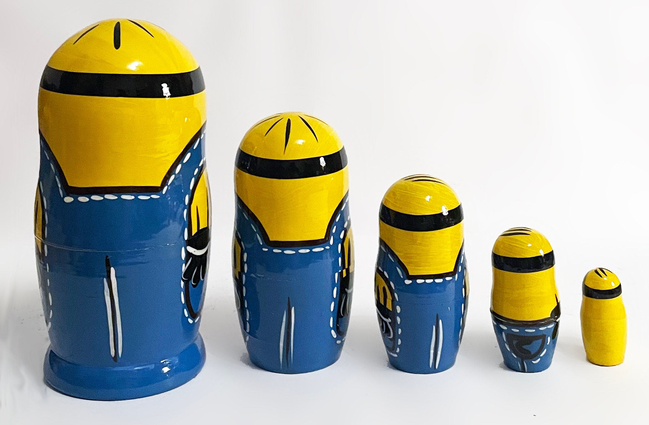 Minions Cartoon Nesting Dolls, Minions Cartoon Matryoshka, Minions ...