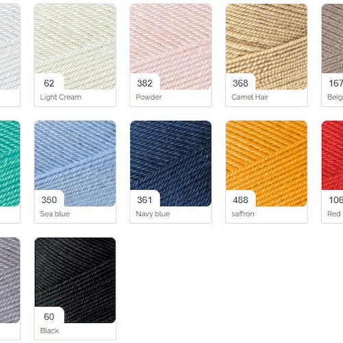 Alize Diva Stretch Yarn Elastic Summer Yarn - Etsy