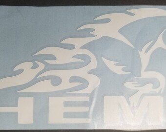 Hemi Vinyl Decal - Etsy