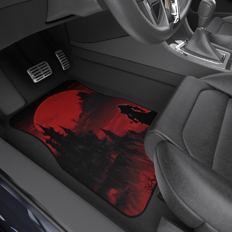 Castlevania Belmont Video Game Inspired Car Mats Standing at the ...