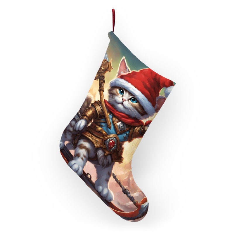 Christmas Stockings, Kids Adults Stockings, Cat Lovers Christmas Gift ...