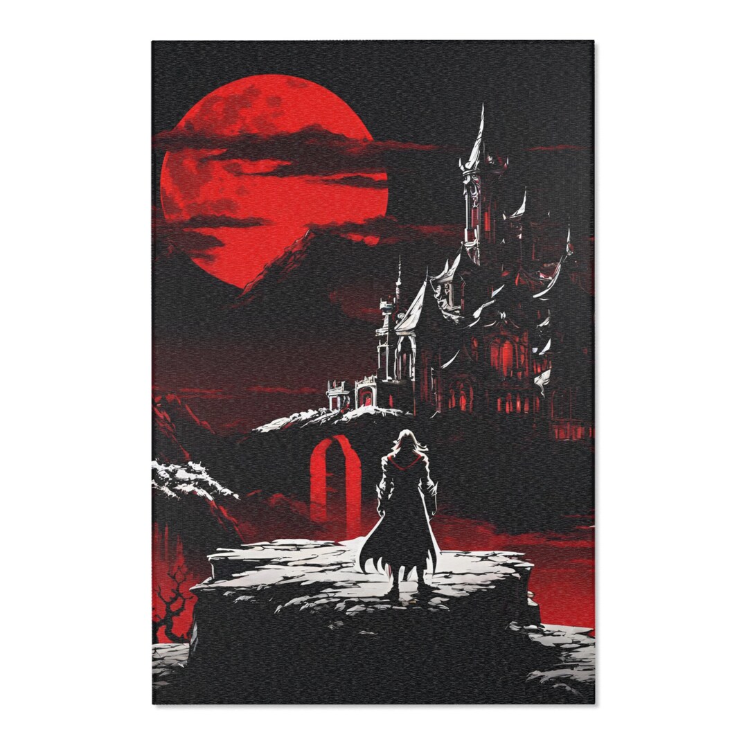 Onward Unto the Walls of Evil Area Rug | Castlevania Inspired Video ...