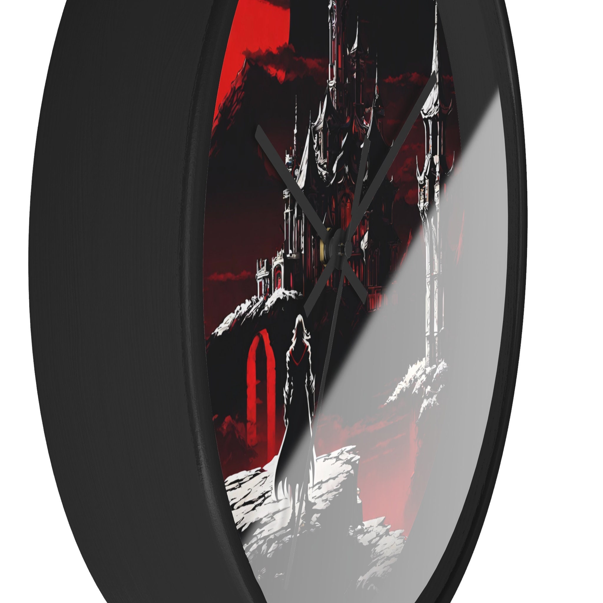 Video Game Wall Decor, Onward Unto the Walls of Evil Clock, Castlevania ...