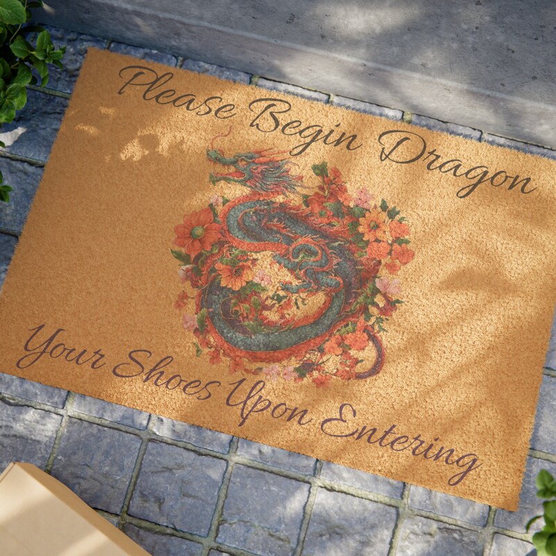 Dragon Floor Mat - Etsy