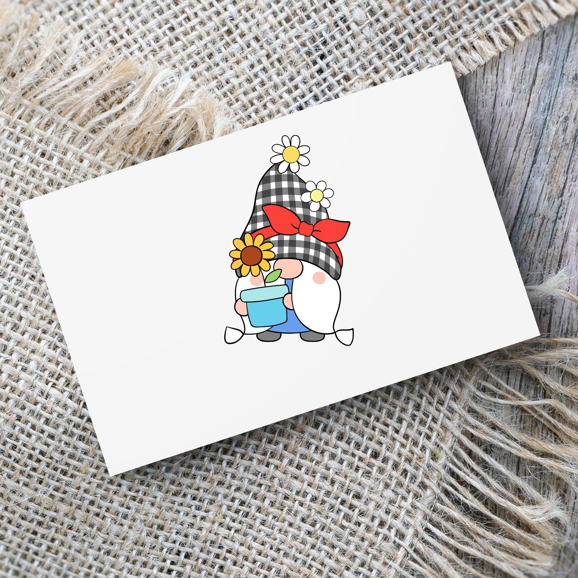 Spring Gnomes Svg Holiday Gnomes With Flowers & Butterfly - Etsy
