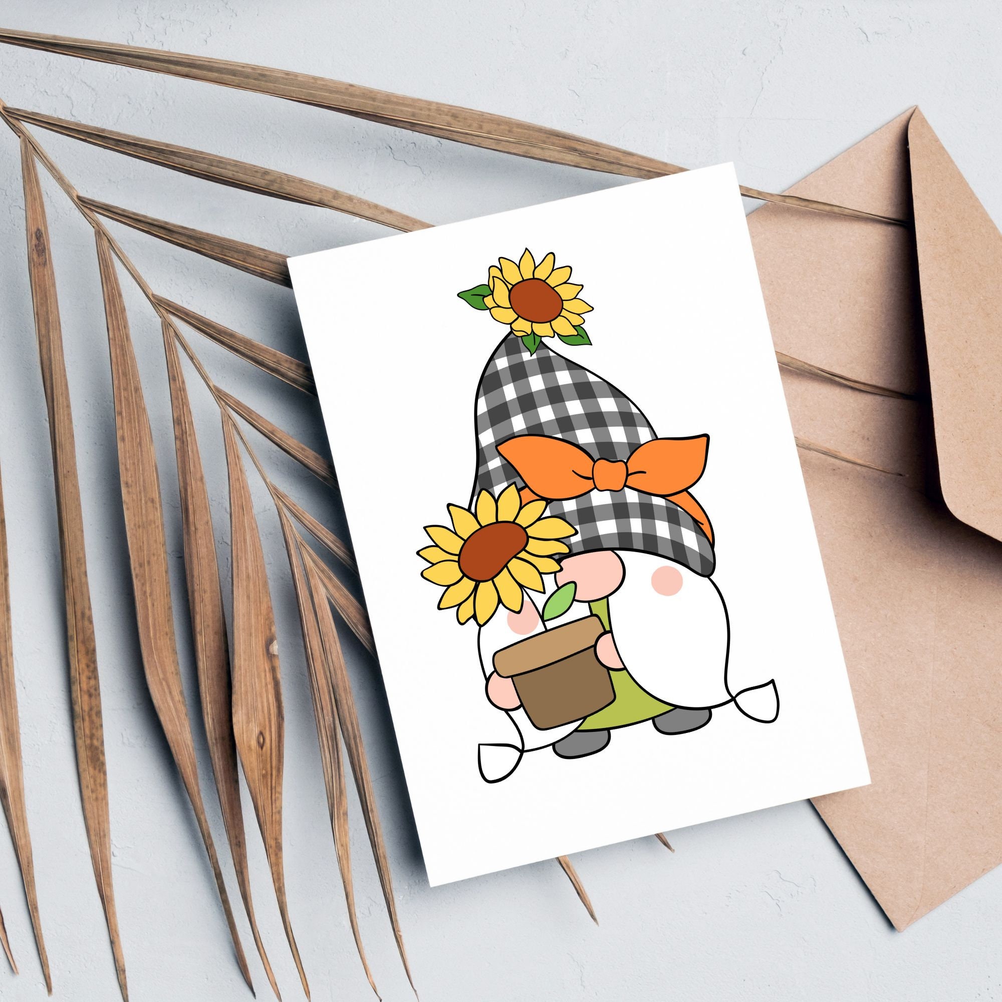 Spring Gnomes Svg Holiday Gnomes With Flowers & Butterfly - Etsy