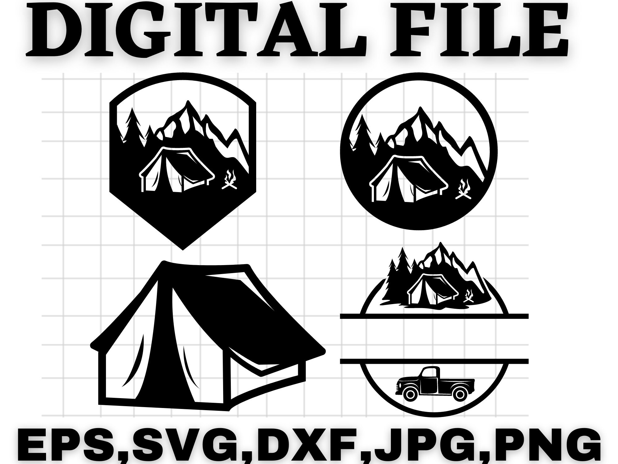 Camping SVG Bundle camper SVG bundle camp life SVG camping - Etsy México
