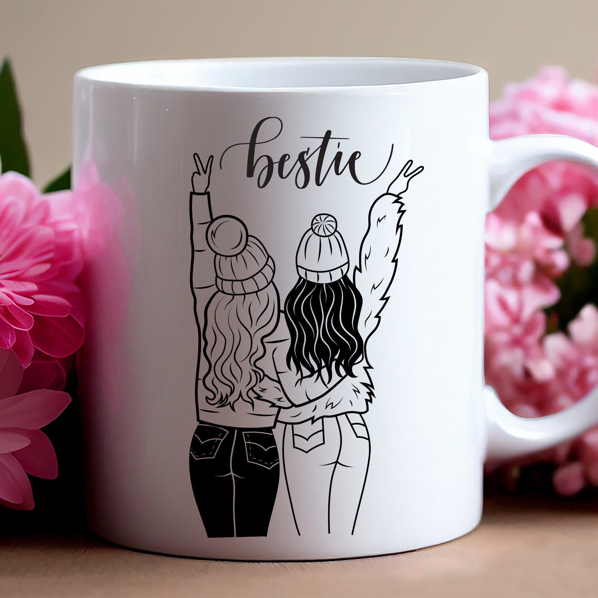 Mejores amigos Svg Día de la Amistad SVG Besties Svg - Etsy México