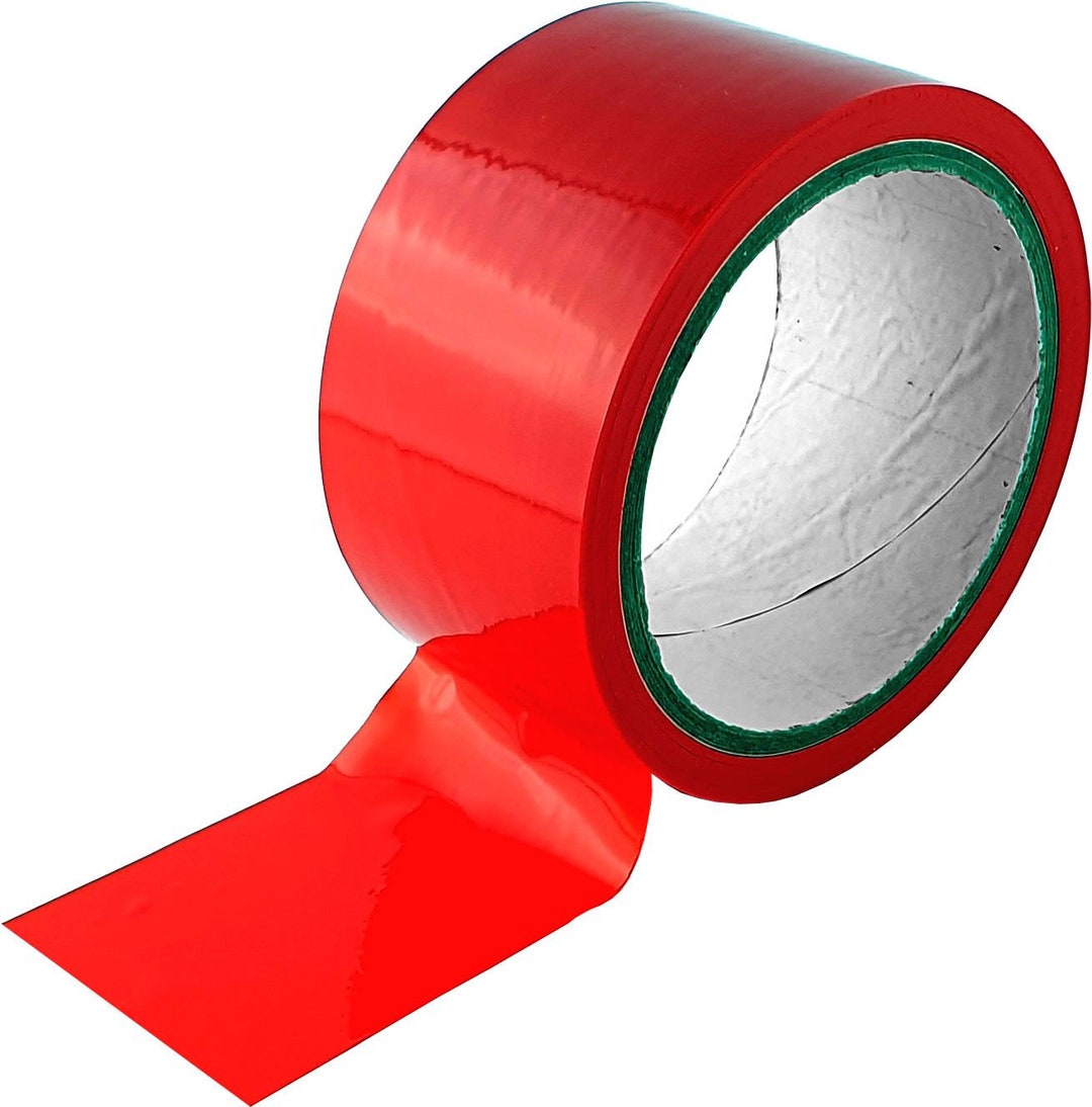 BDSM Red Bondage Tape Self Adhesive Adult PVC Bondage Tape Sex Toy 20M ...