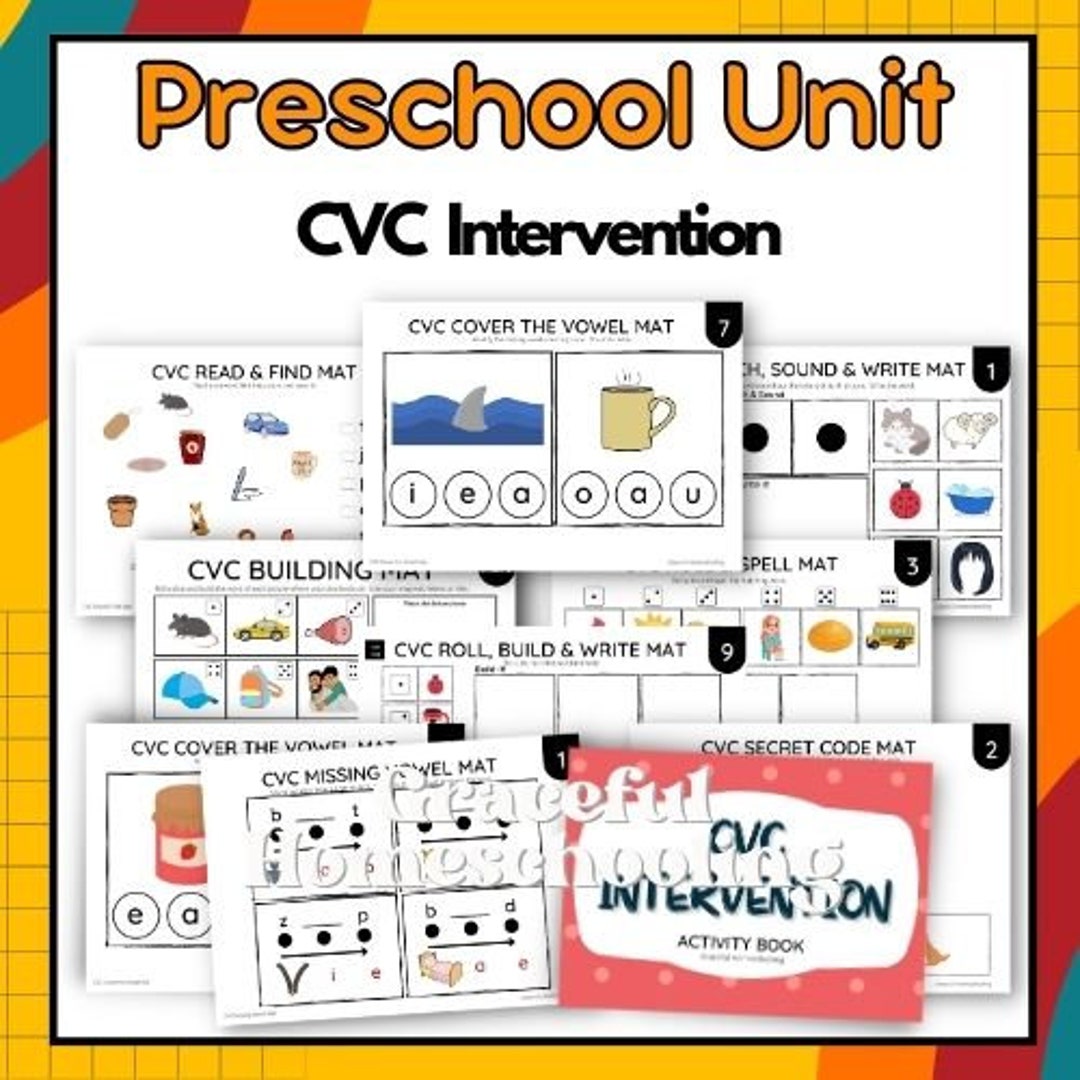 Learning Binder, CVC, Word Family, Kindergarten Learning, Phonics ...