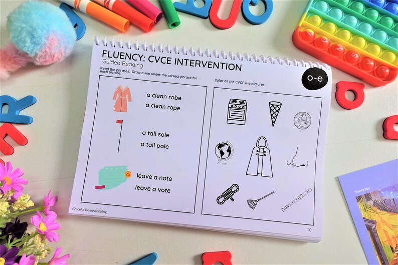 Phonics Intervention Activity Book for Preschoolers - Etsy