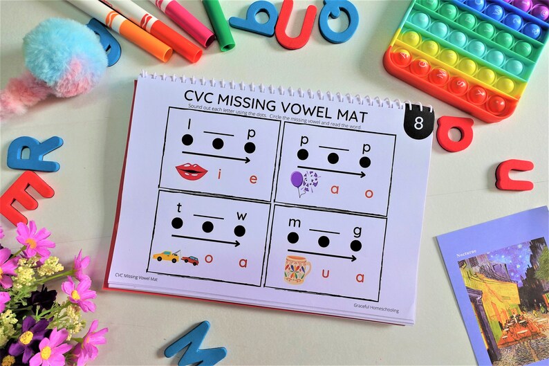 Learning Binder, CVC, Word Family, Kindergarten Learning, Phonics ...