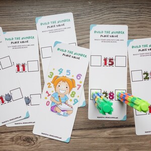 Place Value Printable Task Cards Primary Math for Classroom | Etsy