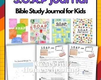 Printable Kids SOAP Prayer Worksheet, Bible and Prayer Journaling ...