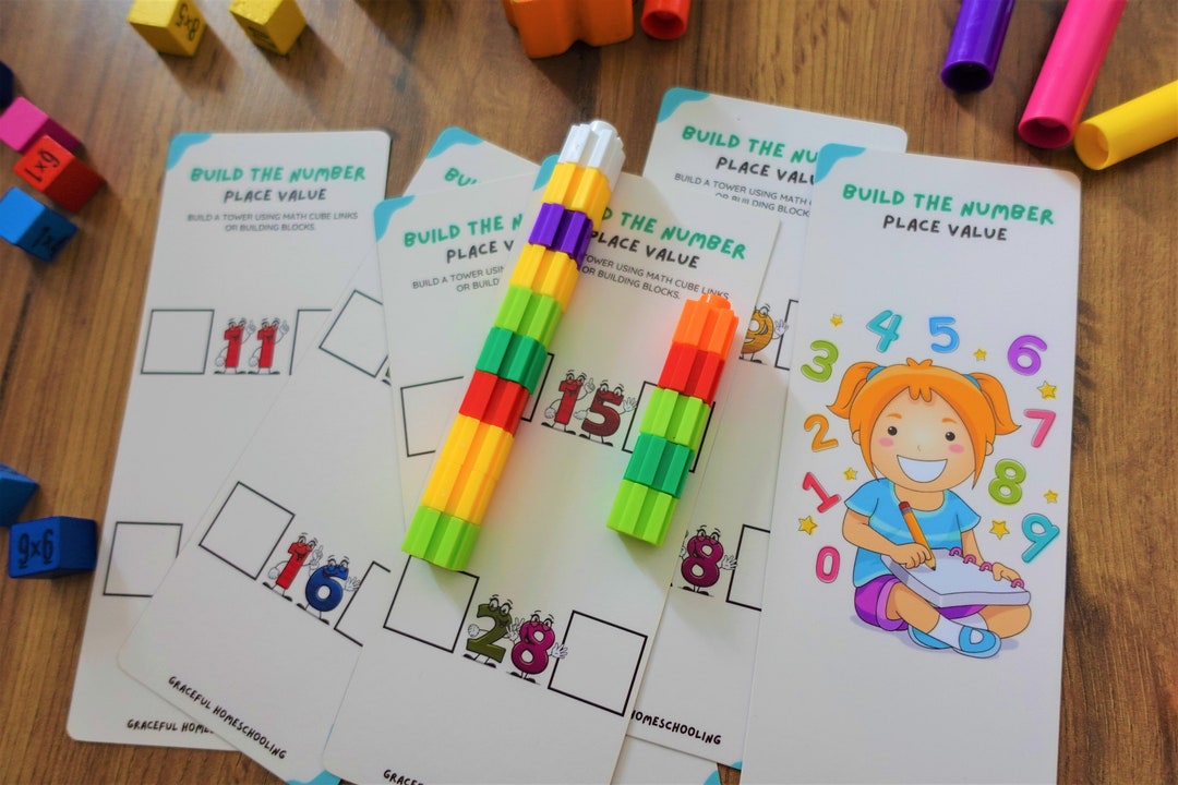 Place Value Printable Task Cards Primary Math for Classroom, Homeschool ...