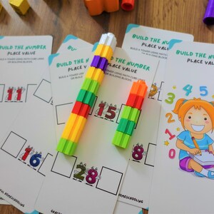 Place Value Printable Task Cards Primary Math for Classroom, Homeschool ...