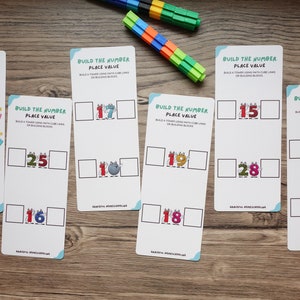 Place Value Printable Task Cards Primary Math for Classroom | Etsy