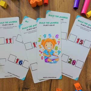 Place Value Printable Task Cards Primary Math for Classroom, Homeschool ...
