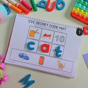 Learning Binder, CVC, Word Family, Kindergarten Learning, Phonics ...