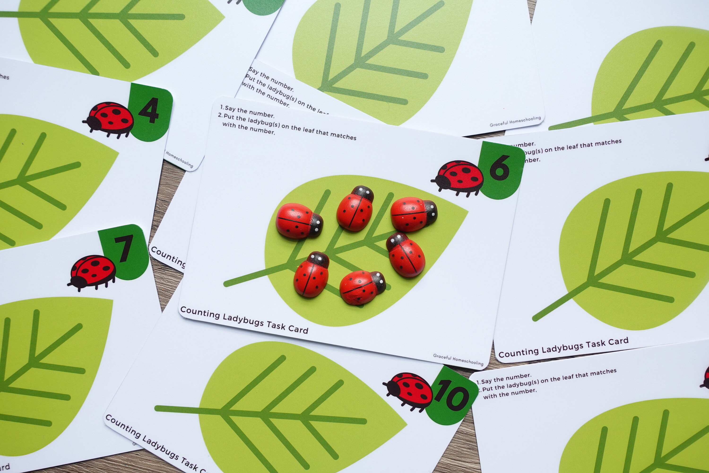Preschool Counting Activity, Counting Cards, Preschool Math ...