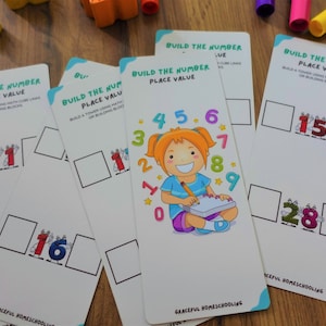 Place Value Printable Task Cards Primary Math for Classroom, Homeschool ...