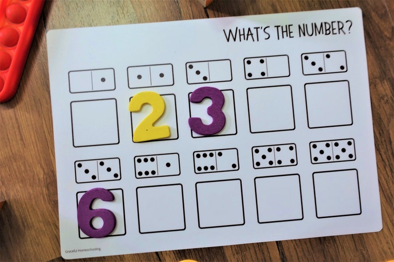 What's the Number Counting Mat, Counting Activity for Preschool ...