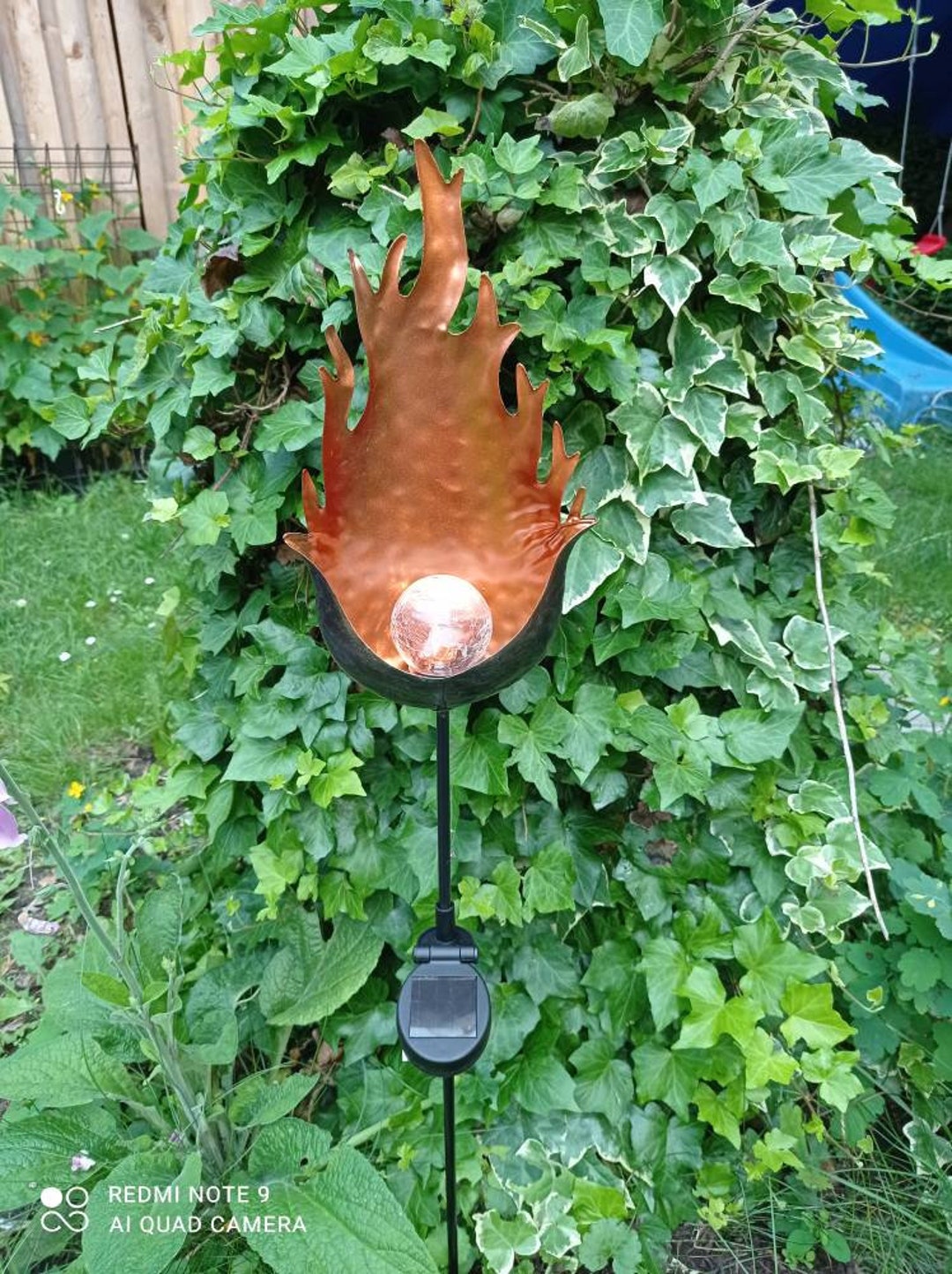 Garden Solar Lamp Torch Flame Effect - Etsy