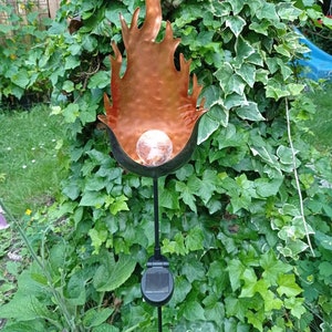 Garden Solar Lamp Torch Flame Effect - Etsy