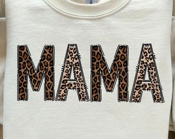 Mama Leopard Print PNG Design, Trendy Mama Varsity Png, Retro Mama Png ...