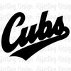 Cubs Svg, Cubs Template, Cubs Stencil, Baseball Gifts, Sticker Svg ...