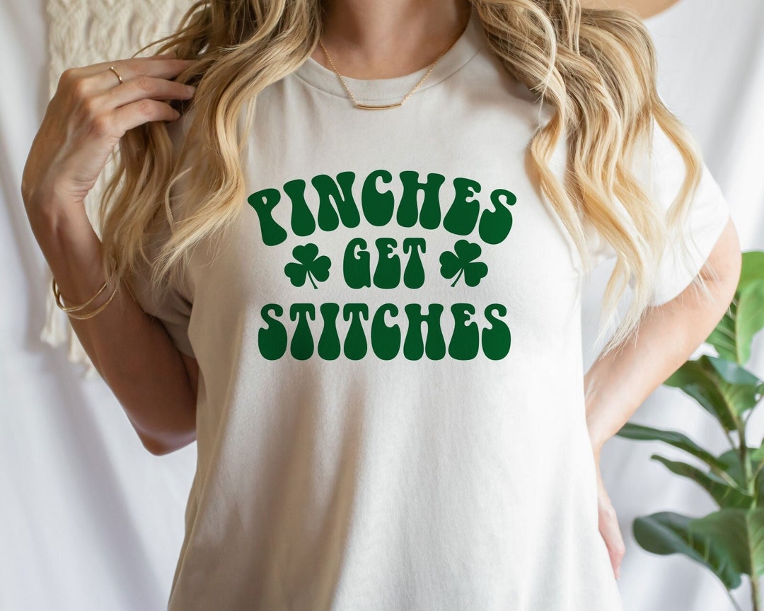 Pinches Get Stitches Svg Png, St Patricks Day Svg, Shamrock Svg, Lucky ...