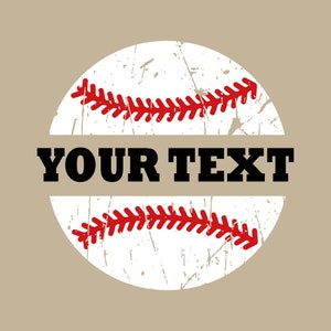 Split Baseball SVG PNG Files for Cutting Machines Digital - Etsy