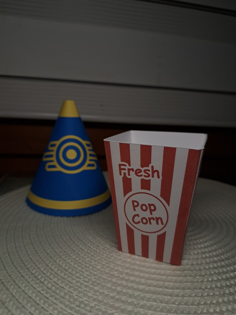 Popcorn Bucket Snack Fallout Popcorn Box, Party PDF, Birthday, Party ...