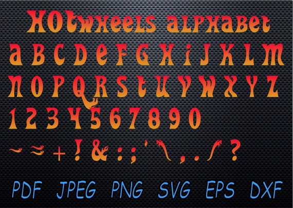 Car Alphabet SVG Svg Party Style Font Svg Letters PNG - Etsy