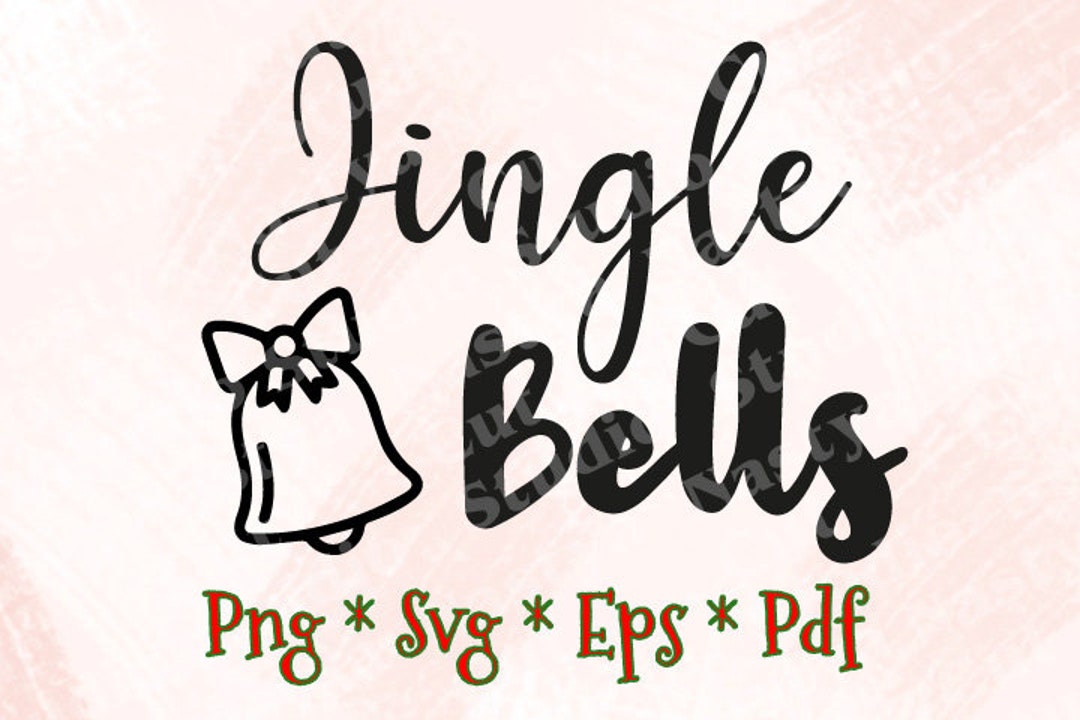 Jingle Bells Svg Eps Png Pdf Christmas Ornament Cut Files - Etsy
