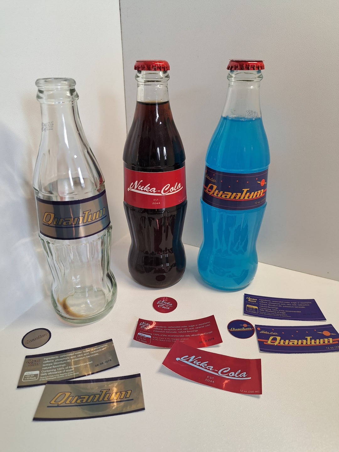 Nuka Cola Label Quantum Cola Fallout for Fans Sticker Label Fan Art ...