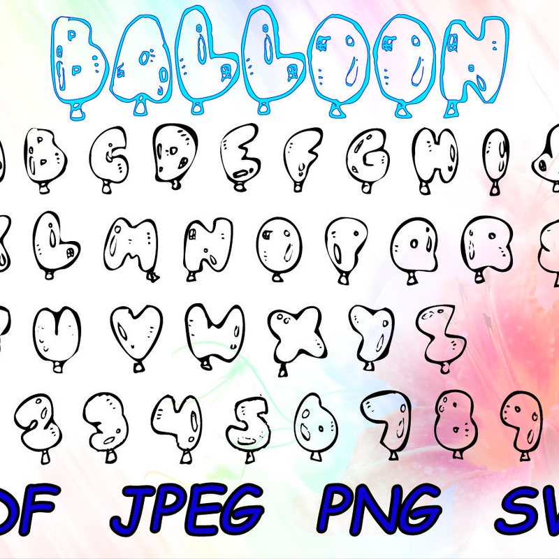 Script Balloons - Etsy