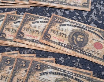Fallout NCR Notes Prop Currency - Etsy