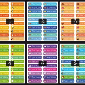 Name Labels, Waterproof Daycare Labels, Baby Bottle Labels, School ...