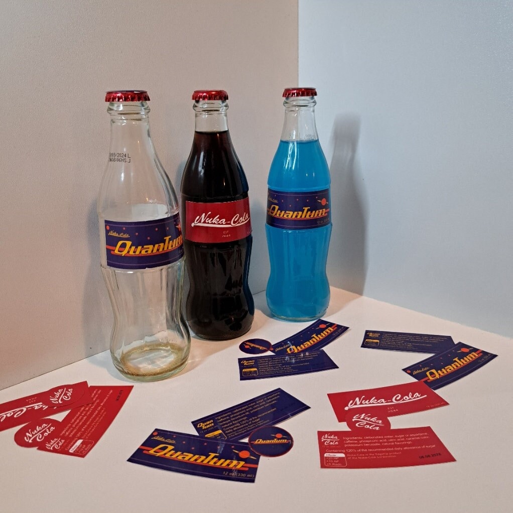 Nuka Cola Label Quantum Cola Fallout for Fans Sticker Label - Etsy ...