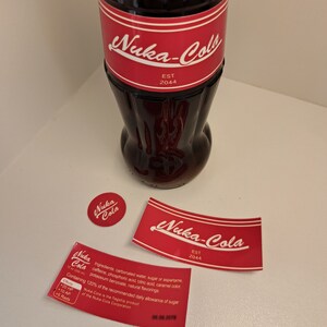 Nuka Cola Label Quantum Cola Fallout for Fans Sticker Label Fan Art ...