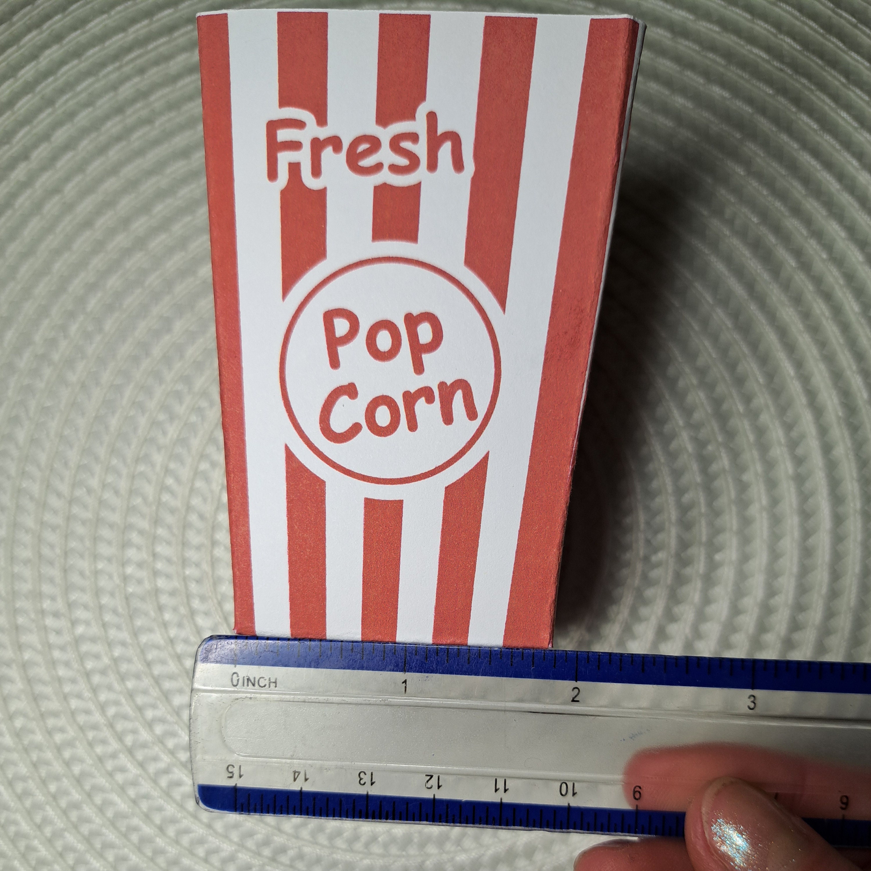 Popcorn Bucket Snack Fallout Popcorn Box, Party Decor, Birthday Decor ...